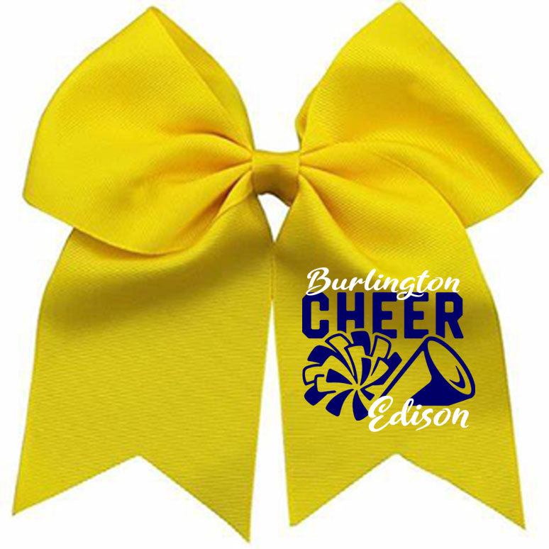 Burlington Edison Cheer Bow Design 3