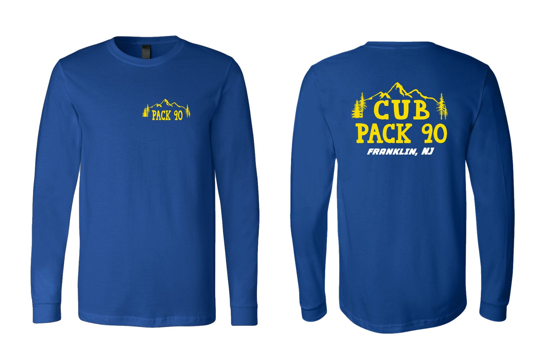 Cub Scout Pack 90 Long Sleeve Shirt Design 1
