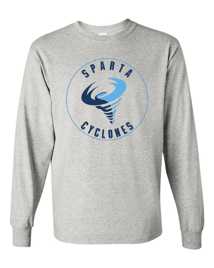 Sparta Cyclones Long Sleeve Shirt Design 1