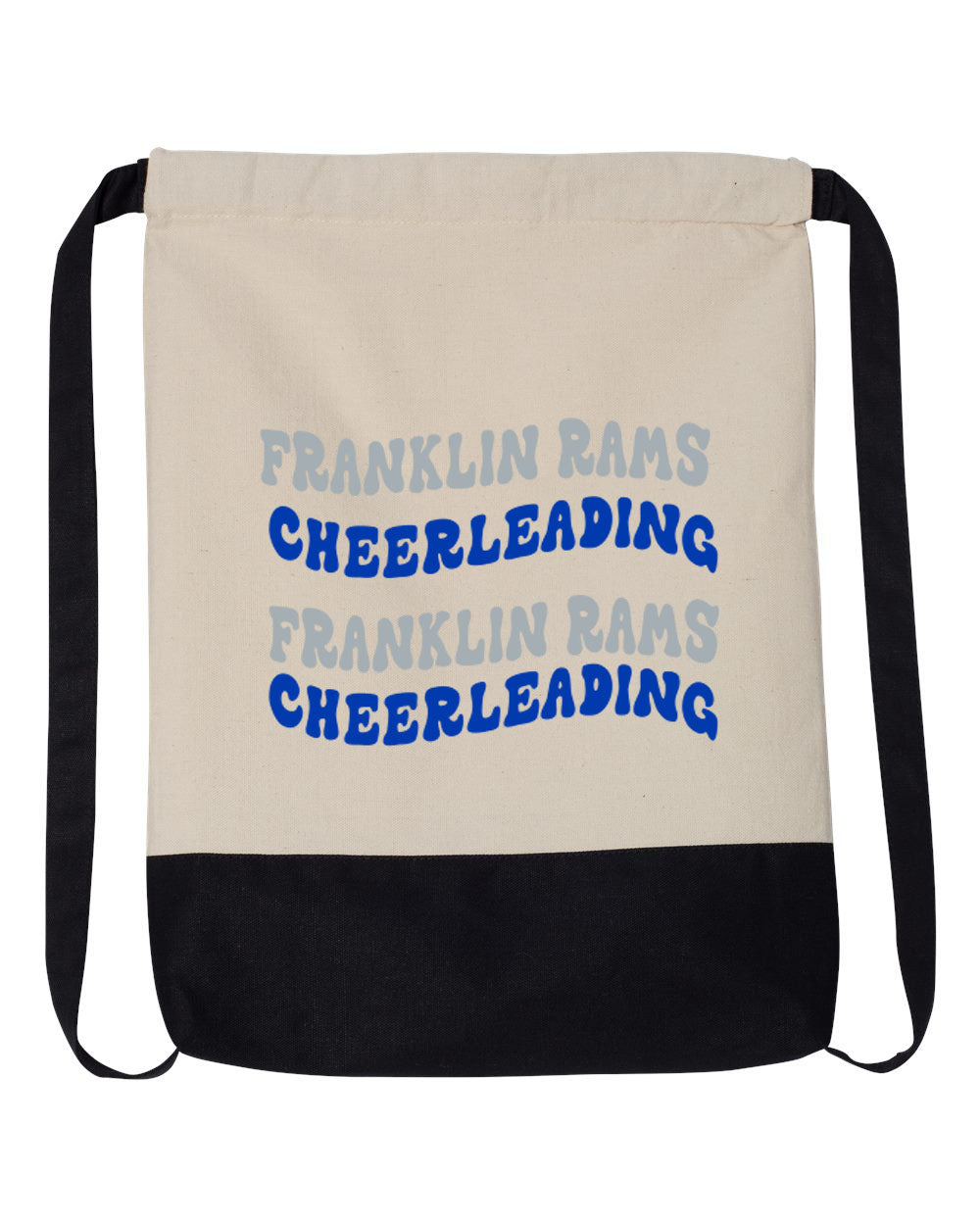 Franklin Cheer Drawstring Bag Design 1
