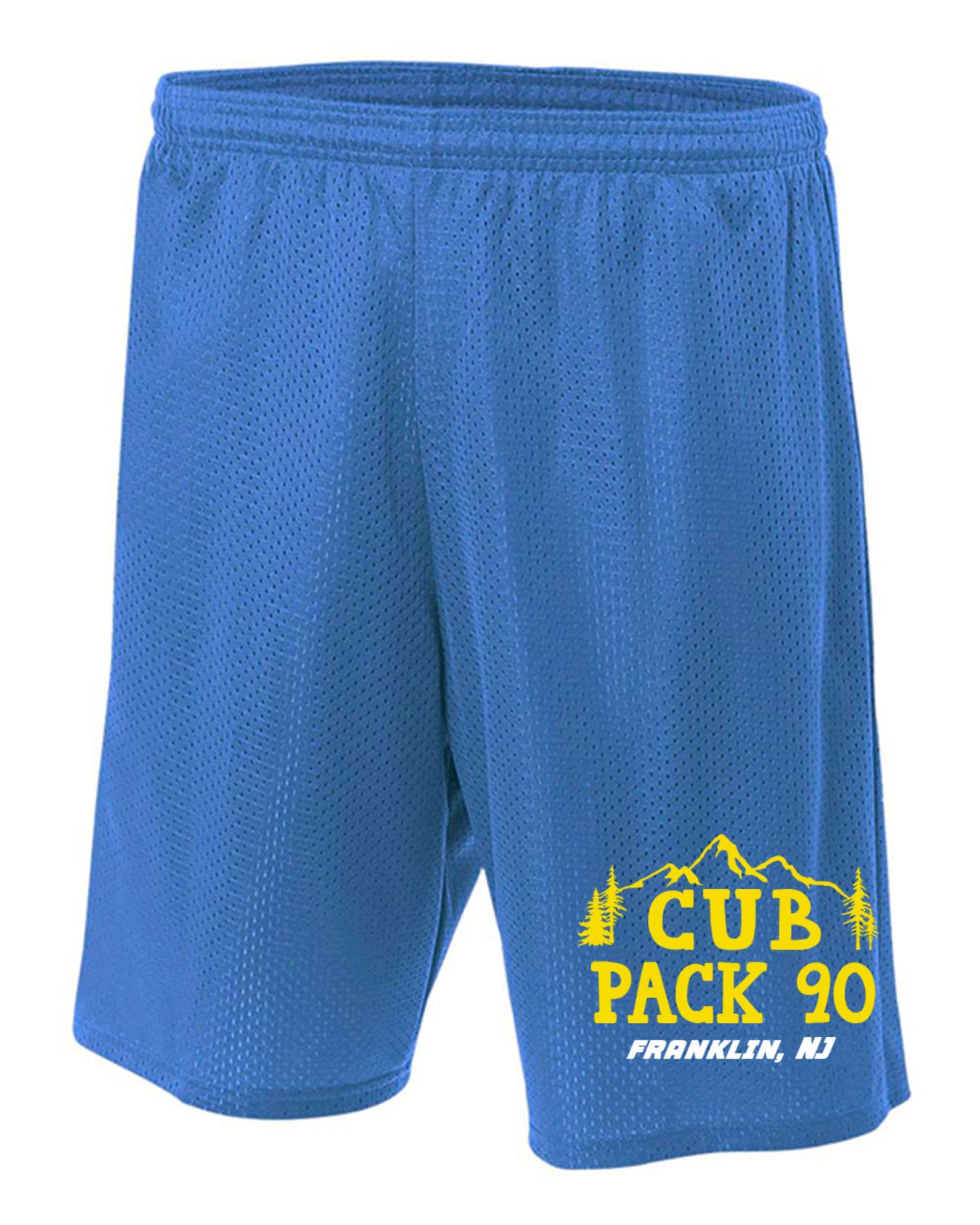Cub Scout Pack 90 Mesh Shorts Design 1
