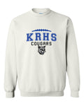 KRHS Football non hooded sweatshirt