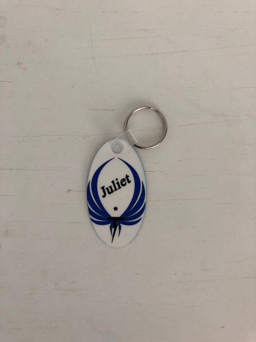 Titan Oval Key Chain