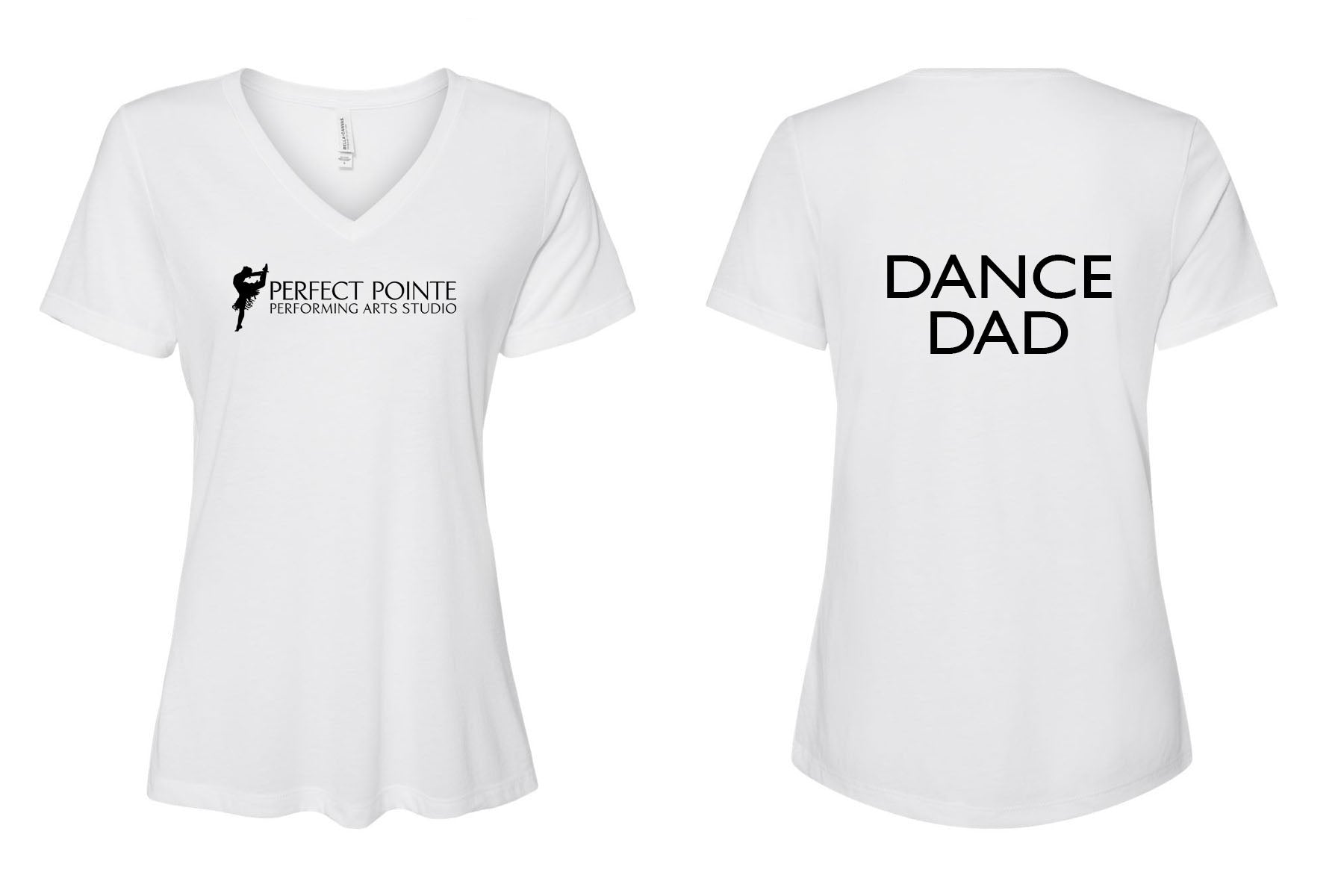 Perfect Pointe Design 3 V-neck T-Shirt