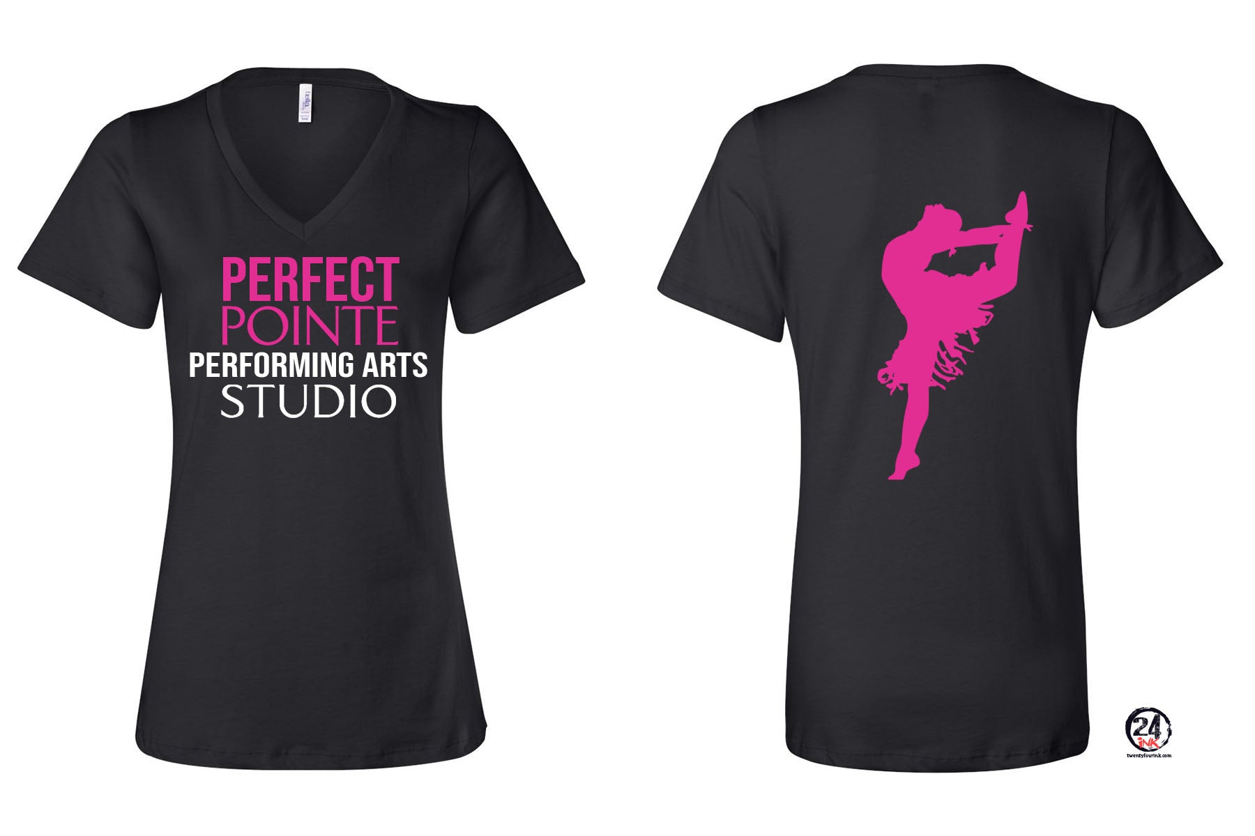 Perfect Pointe Design 5 V-neck T-Shirt